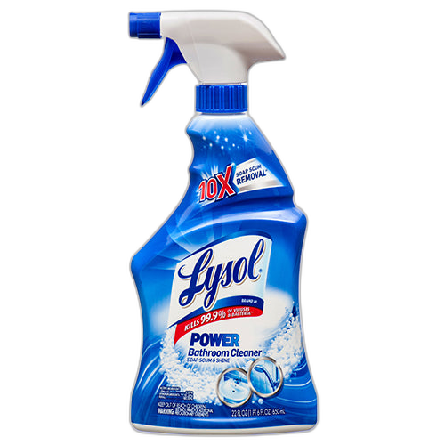 WHOLESALE LYSOL BATHROOM CLEANER POWER TRIGGER 22 OZ SOLD BY CASE ...