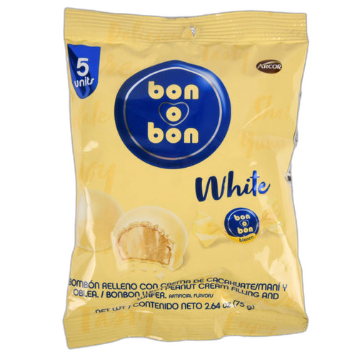 WHOLESALE BON BON WHITE CHOCOLATE FLAVOR SOLD BY CASE – Wholesale ...
