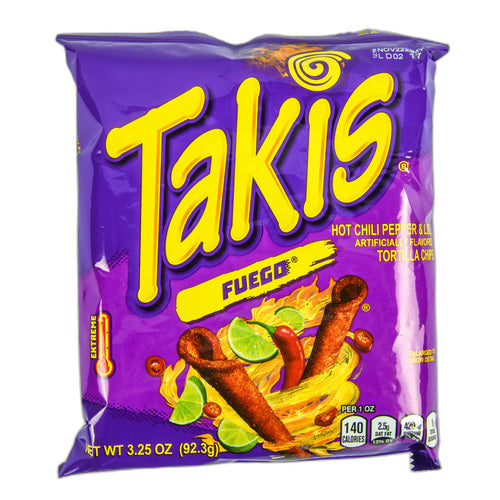WHOLESALE TAKIS FUEGO 3.25 OZ SOLD BY CASE – Wholesale California