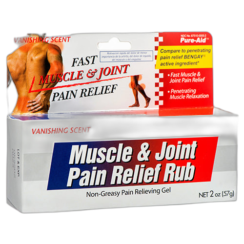 WHOLESALE PURE AID MUSCLE & JOINT PAIN RELIEF SOLD BY CASE – Wholesale ...